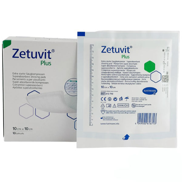Zetuvit Plus Dressing (10PK) 4 Sizes - Hartmann