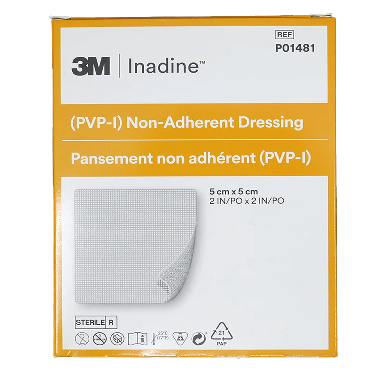 Inadine Non-adherent Dressing (2 Sizes)