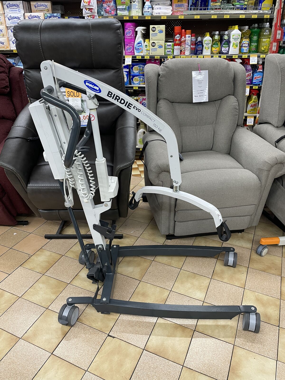 EX-DEMO - Invacare Birdie EVO Compact Hoist (150kg)